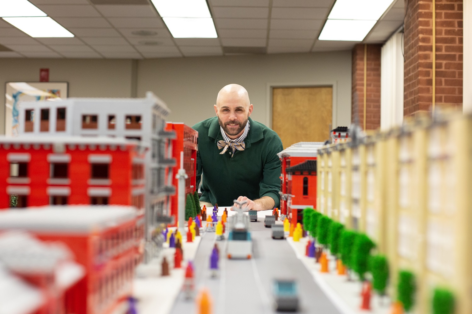 Andy Grover shows his love of RI historic buildings with Lego models