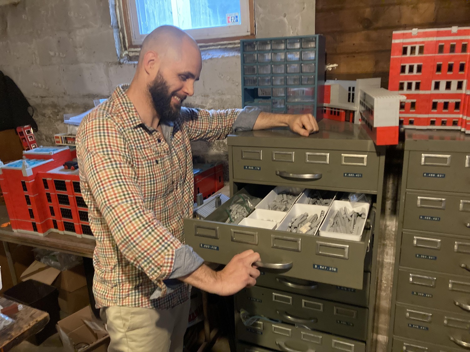 Andy Grover shows his love of RI historic buildings with Lego models