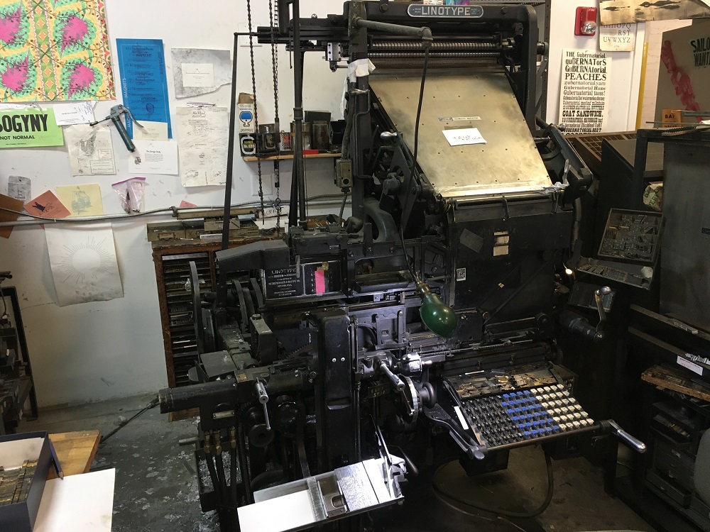 Dan Wood Finds A Creative New Use For Linotype, The Machine That ...