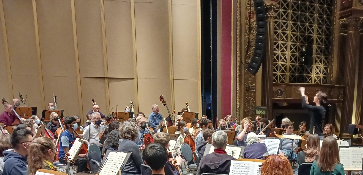 Rhode Island Philharmonic and Youth Orchestra play together with a ...