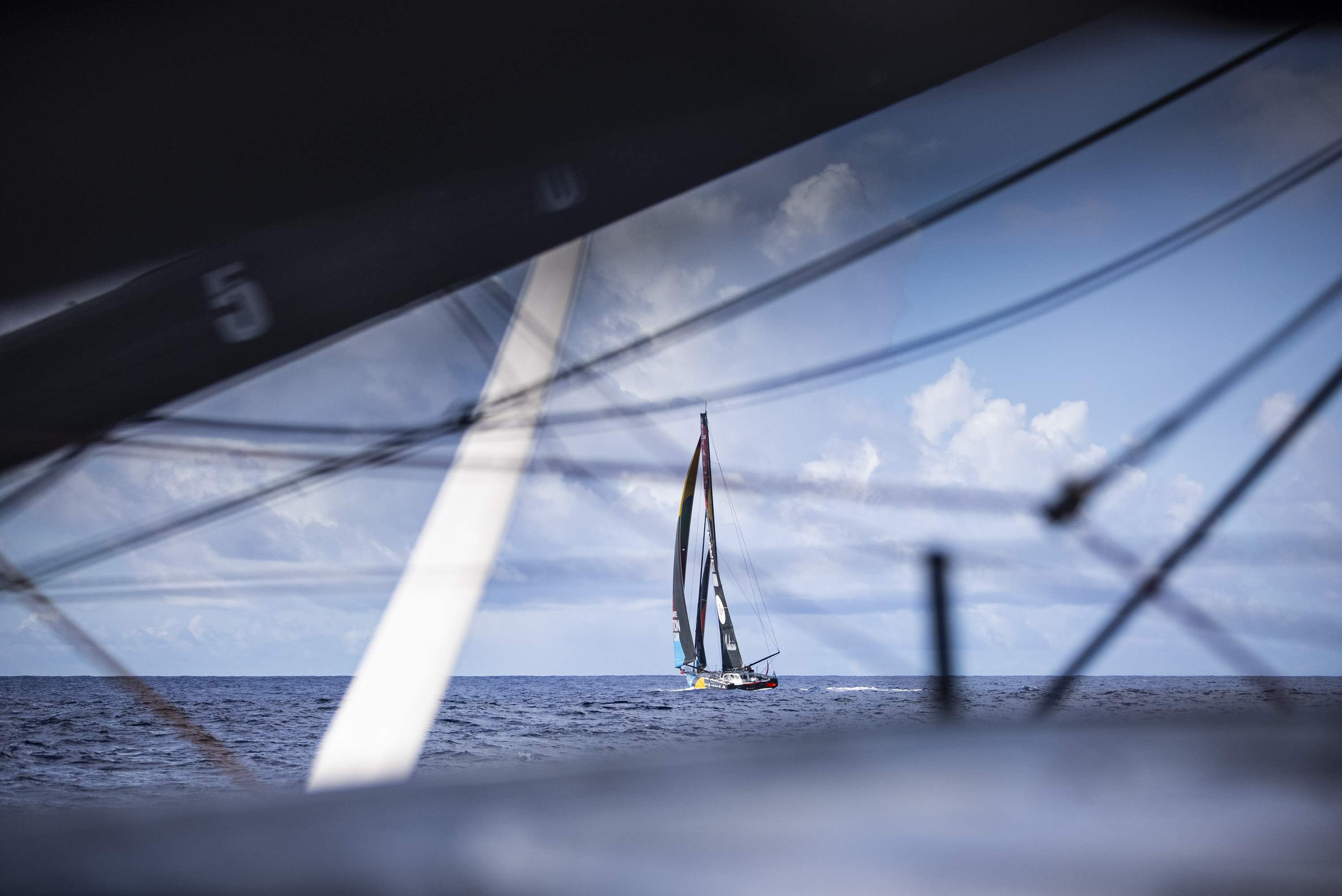 11th Hour Racing Team sails for its home port, Newport, in The Ocean ...