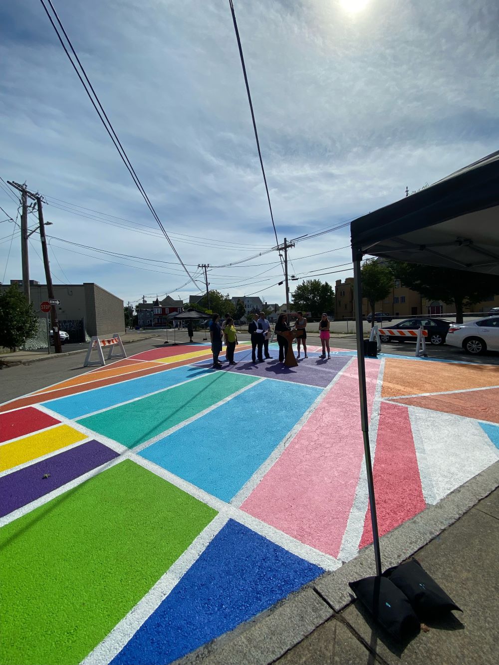 A new mural brings beauty and safety to the Broad Street cultural corridor