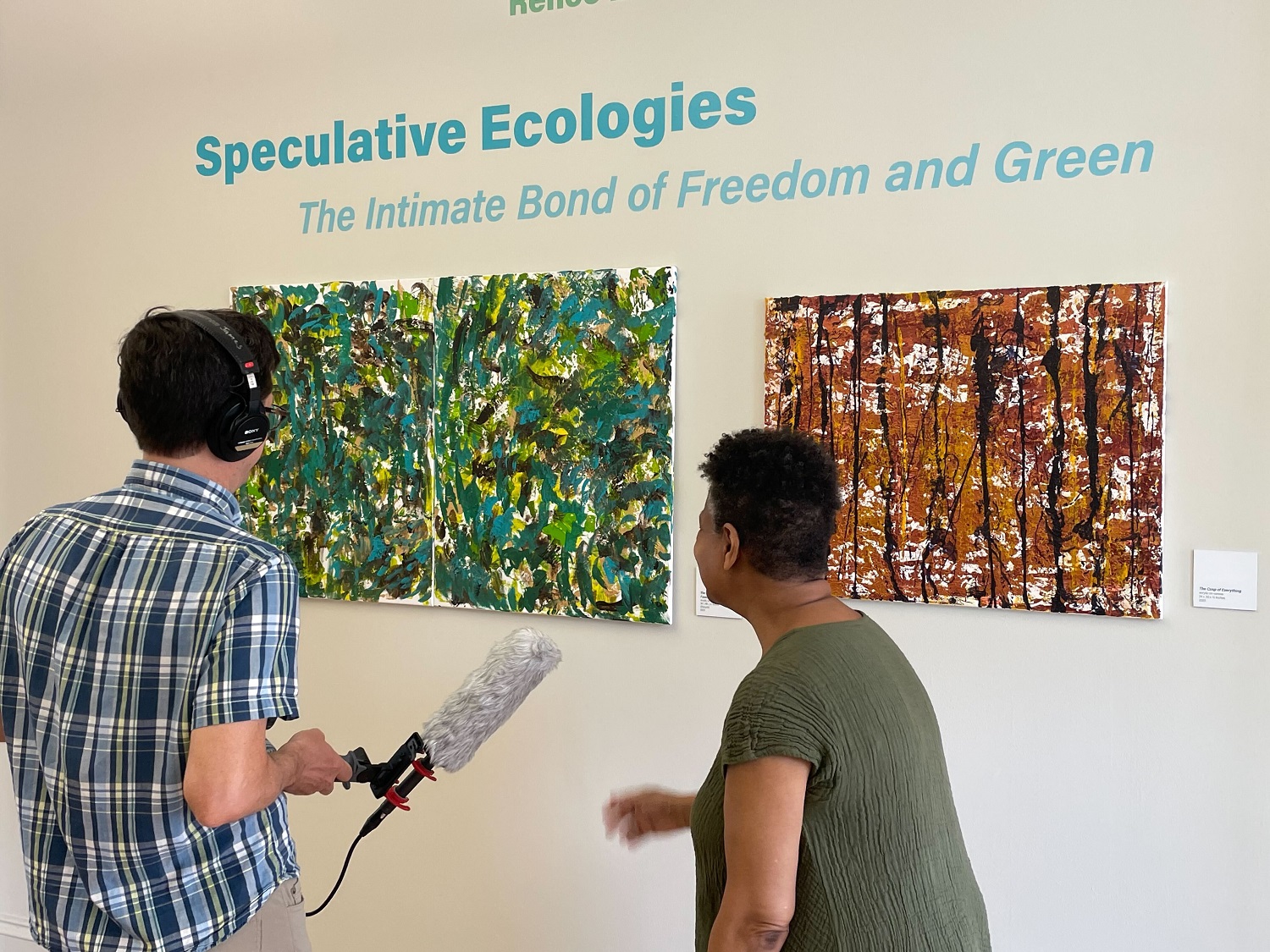 Artist explores ‘intimate bond of freedom and green’ at Simmons Center ...